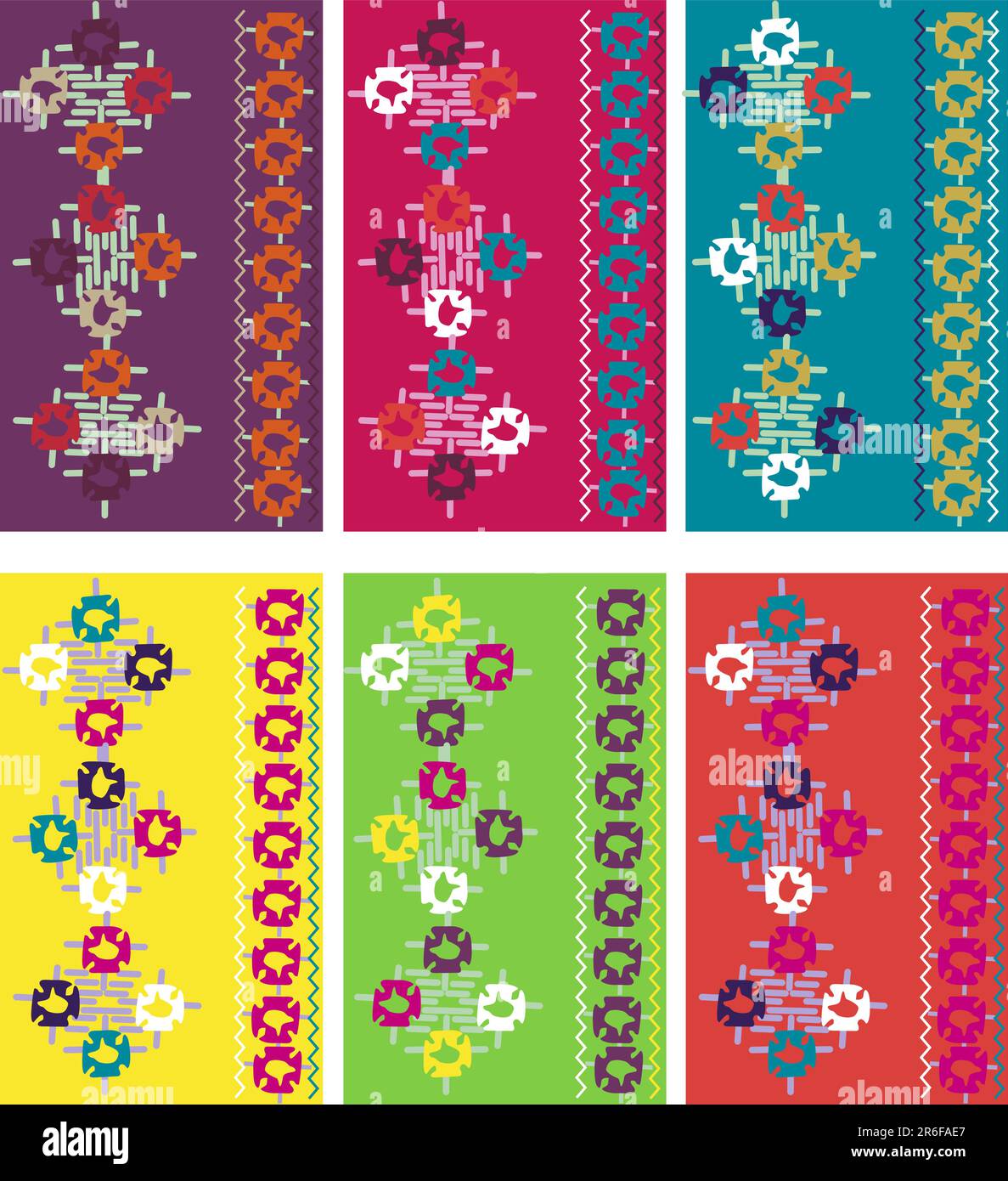 fancy embroidery border Stock Vector Image & Art - Alamy