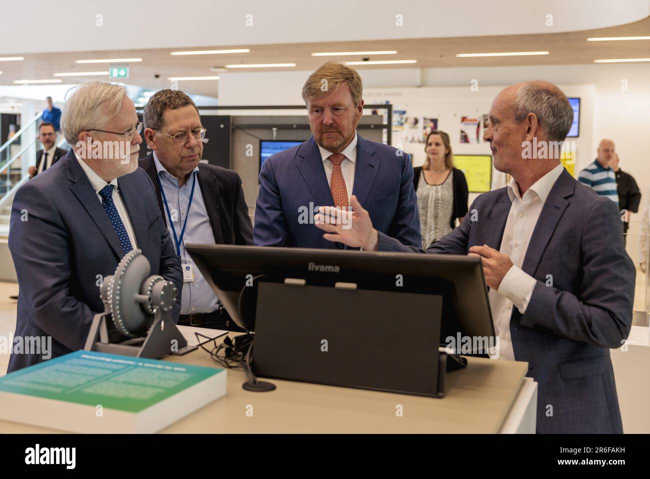 GELEEN - King Willem-Alexander during a working visit to the ...