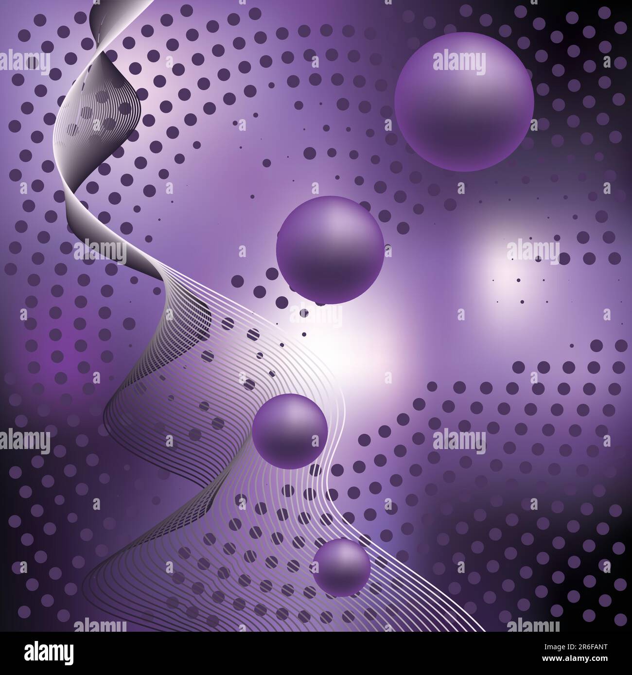 Abstract elegance background with balls. Vector illustration. Gradient ...