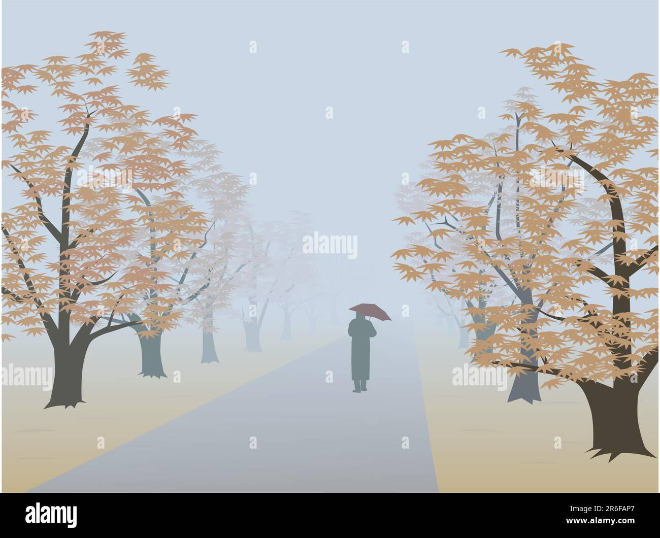 Hazy pathway Stock Vector Images - Alamy