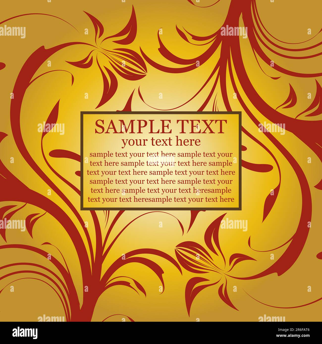 Abstract floral background, vector illustration Stock Vector Image ...