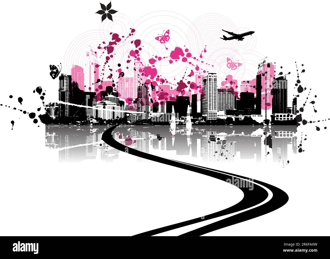 Cityscape background, urban art Stock Vector Image & Art - Alamy