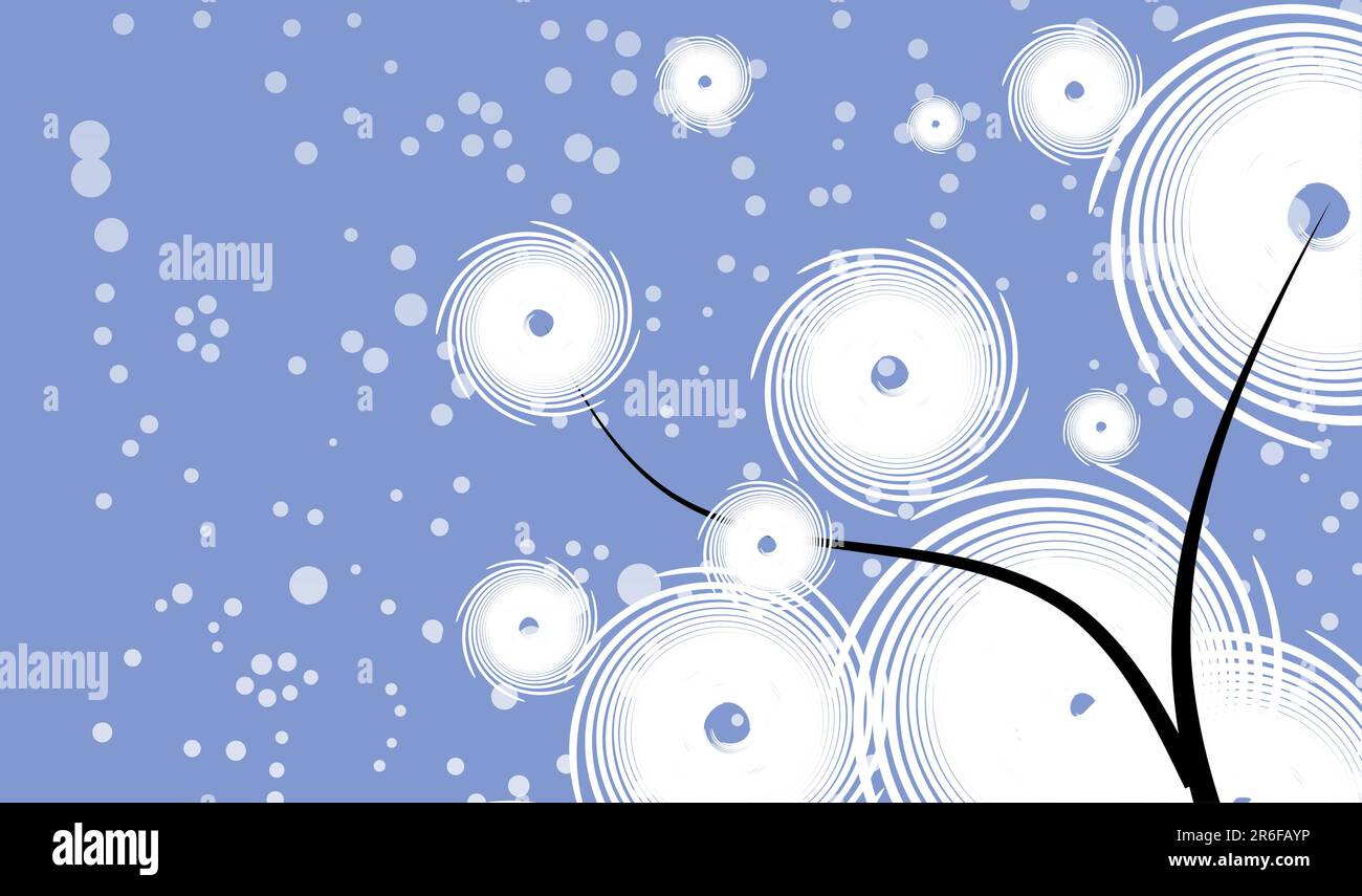 December blizzard on snowy Stock Vector Images - Alamy