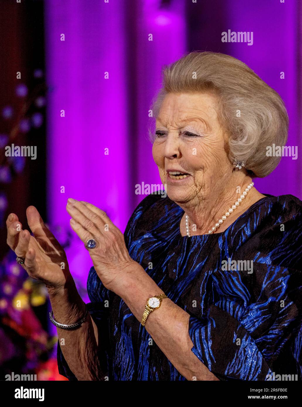 Amsterdam, The Netherlands. 09th June, 2023. Princess Beatrix attend ...