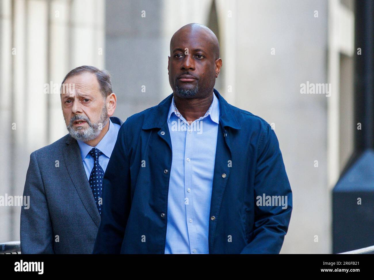 London, UK. 9th June, 2023. Tram driver, Alfred Dorris, arrives at the ...