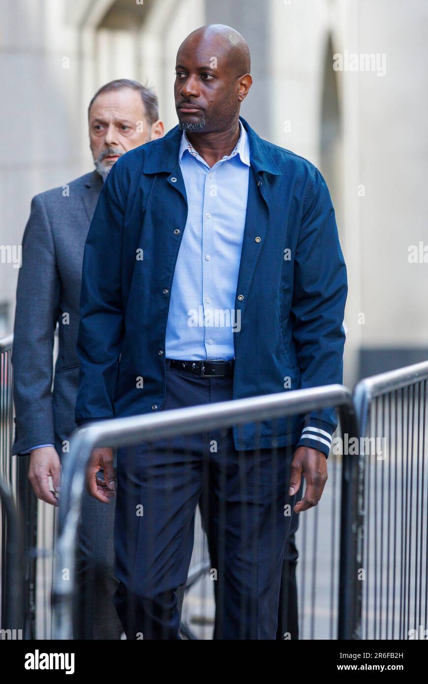 London, UK. 9th June, 2023. Tram driver, Alfred Dorris, arrives at the ...