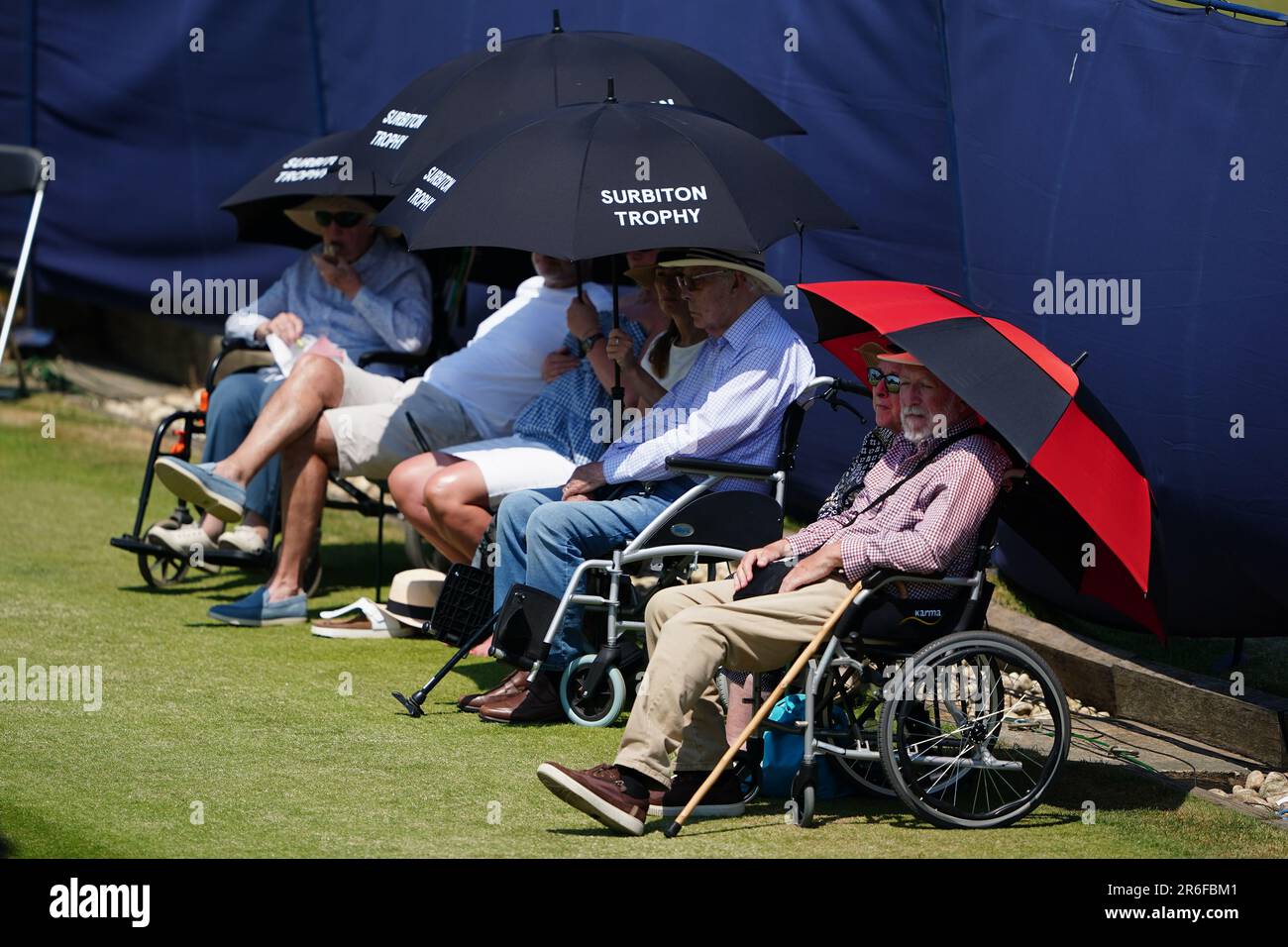 A general view of spectators during day five of the 2023 Lexus Surbiton ...