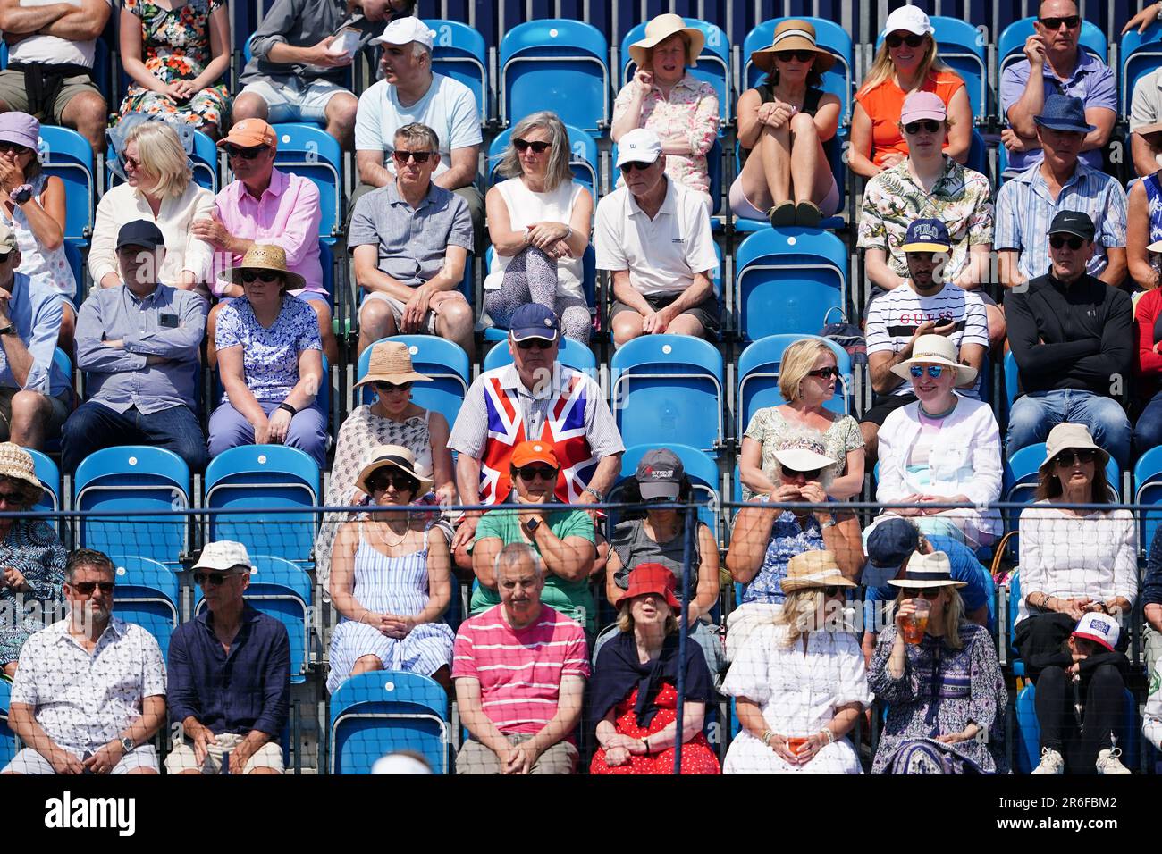 A general view of spectators during day five of the 2023 Lexus Surbiton ...