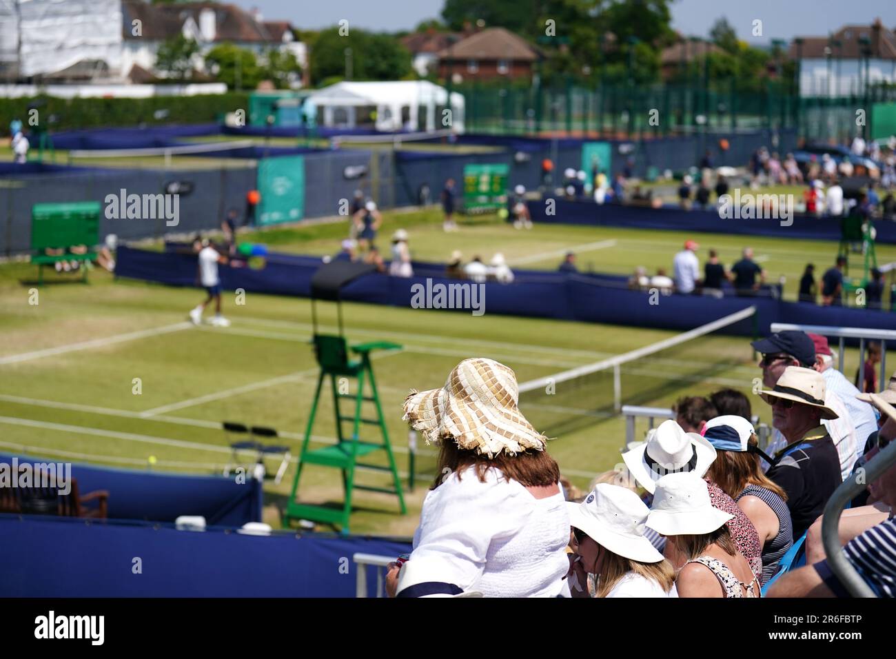 A general view of play during day five of the 2023 Lexus Surbiton ...
