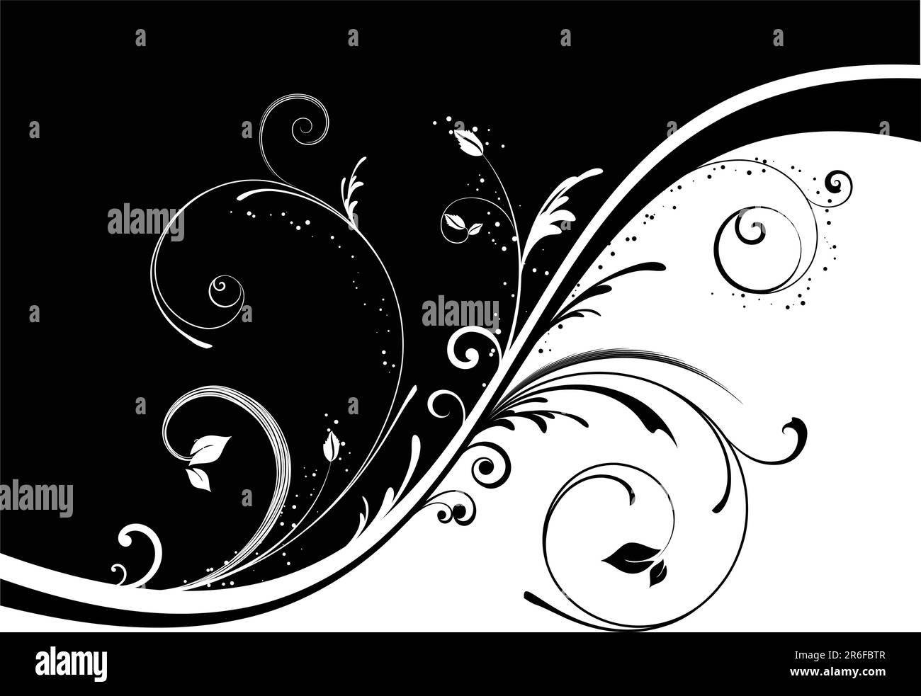 Decorative floral design Stock Vector Image & Art - Alamy