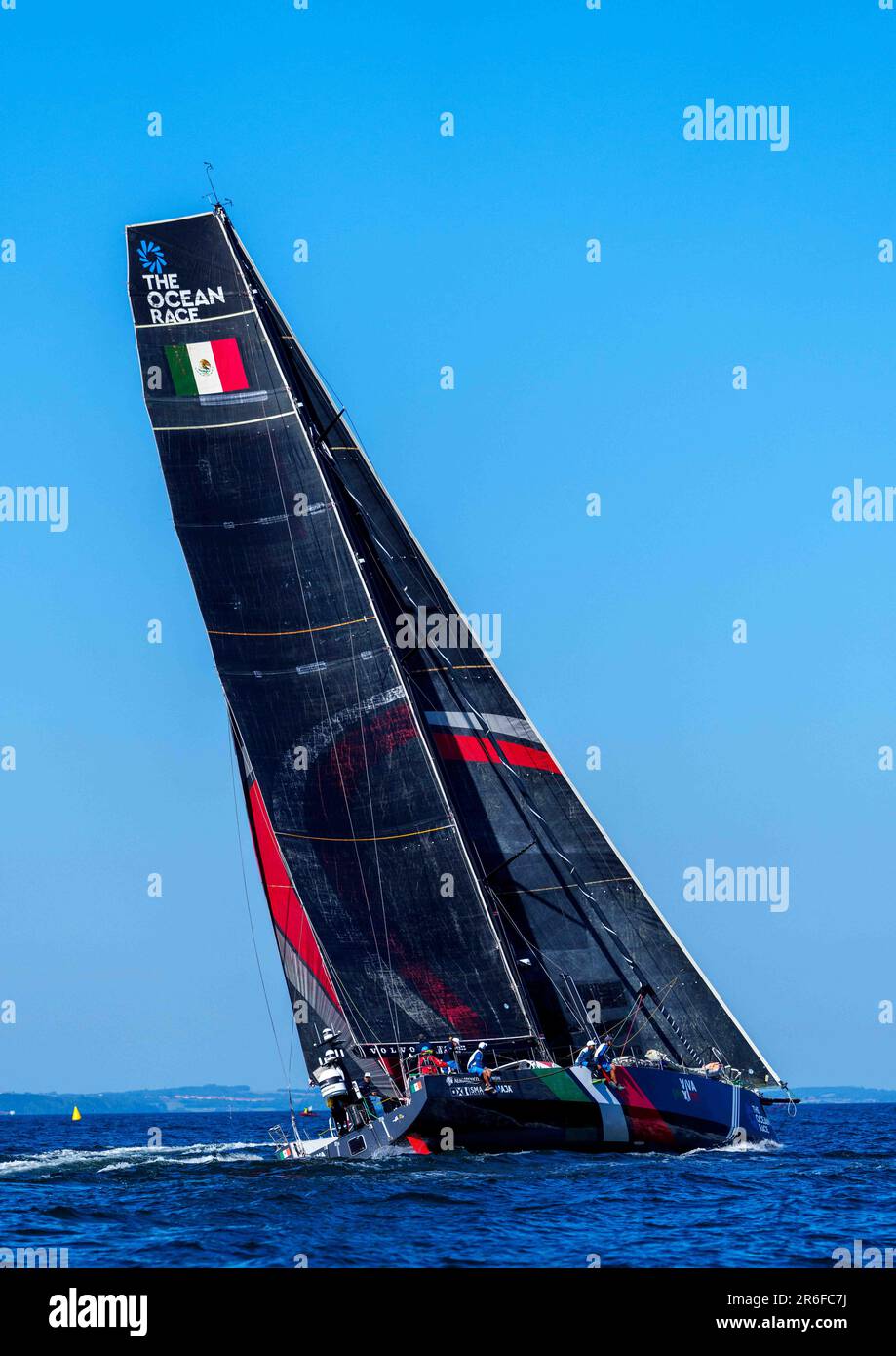Aarhus Harbour, Aarhus, Denmark. 08th June, 2023. Viva México from ...