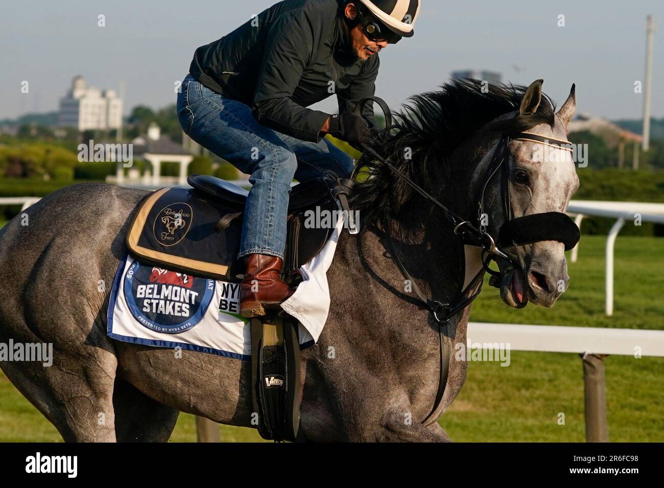 Arcangelo trains ahead of the Belmont Stakes horse race, Friday, June 9 ...