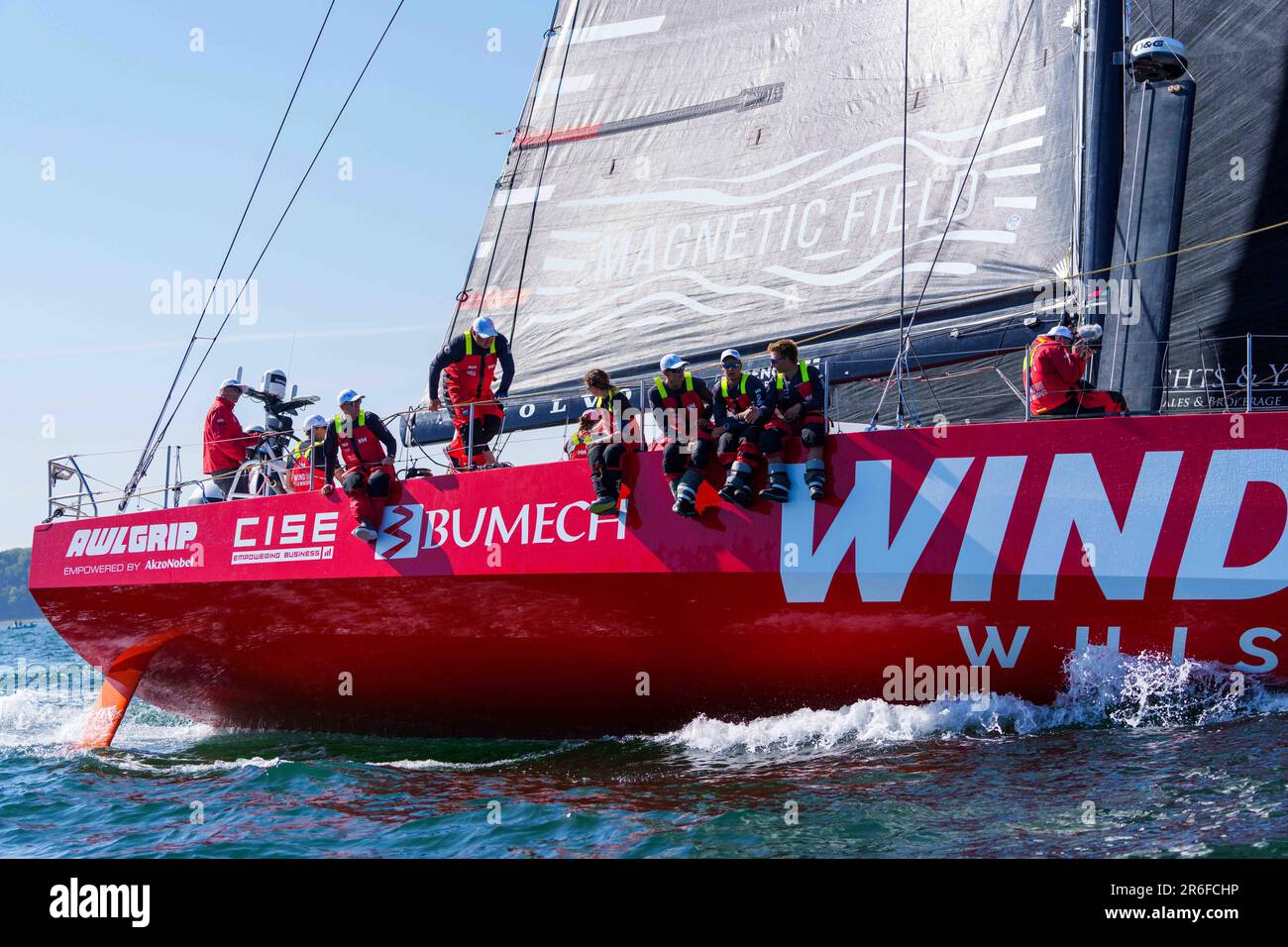 Aarhus Harbour, Aarhus, Denmark. 08th June, 2023. WindWhisper Racing ...