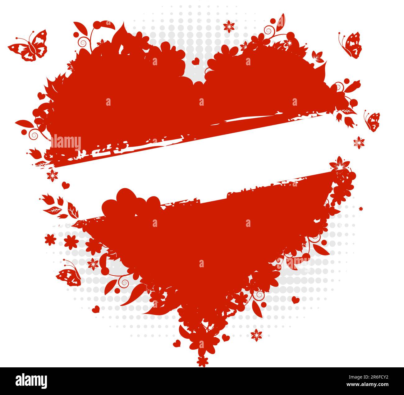 Floral heart shape for your design Stock Vector Image & Art - Alamy