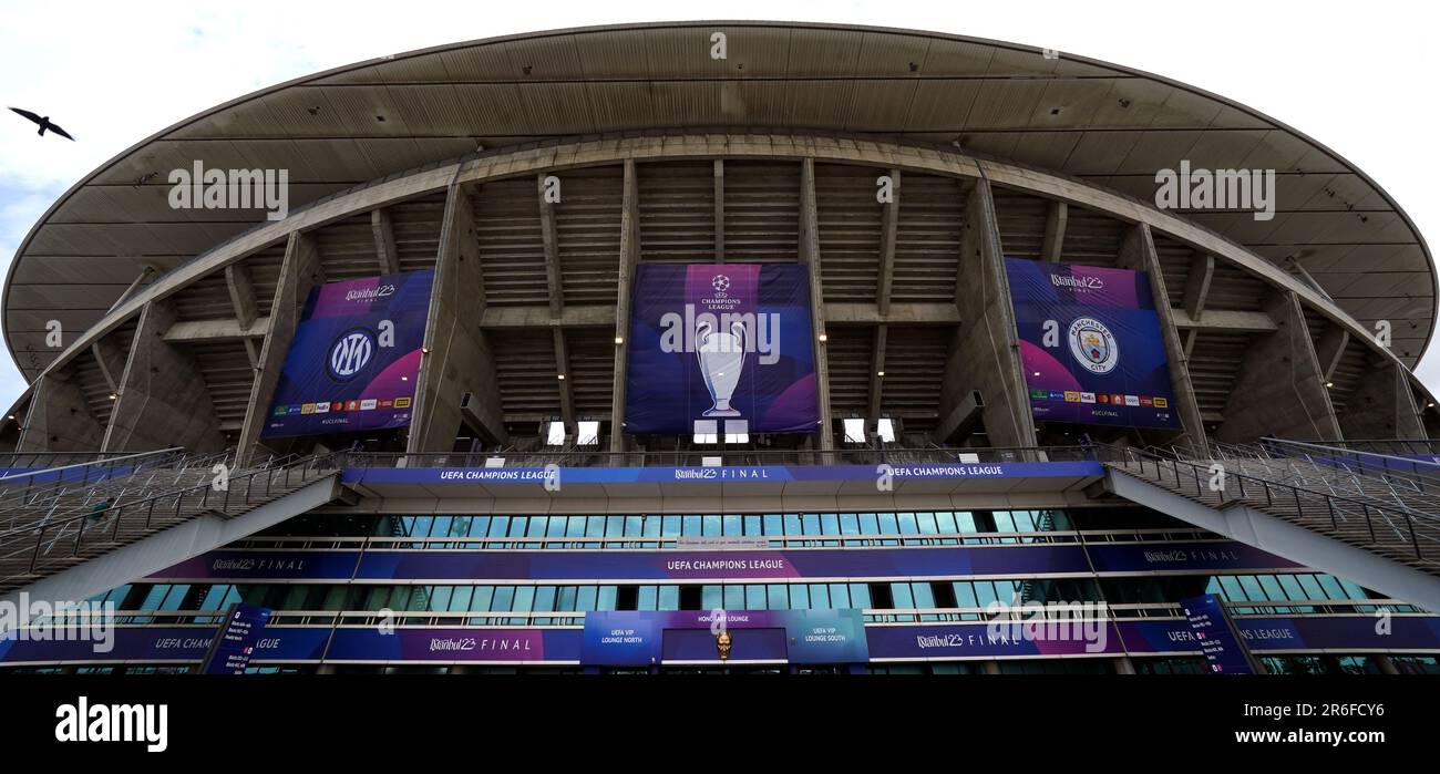 A general view of the Ataturk Olympic Stadium, Istanbul, ahead of ...