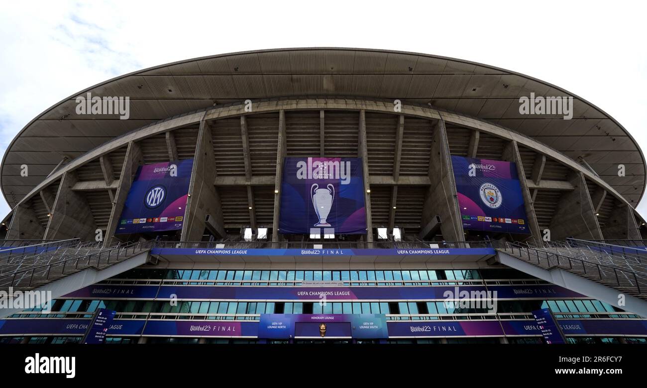 A general view of the Ataturk Olympic Stadium, Istanbul, ahead of ...