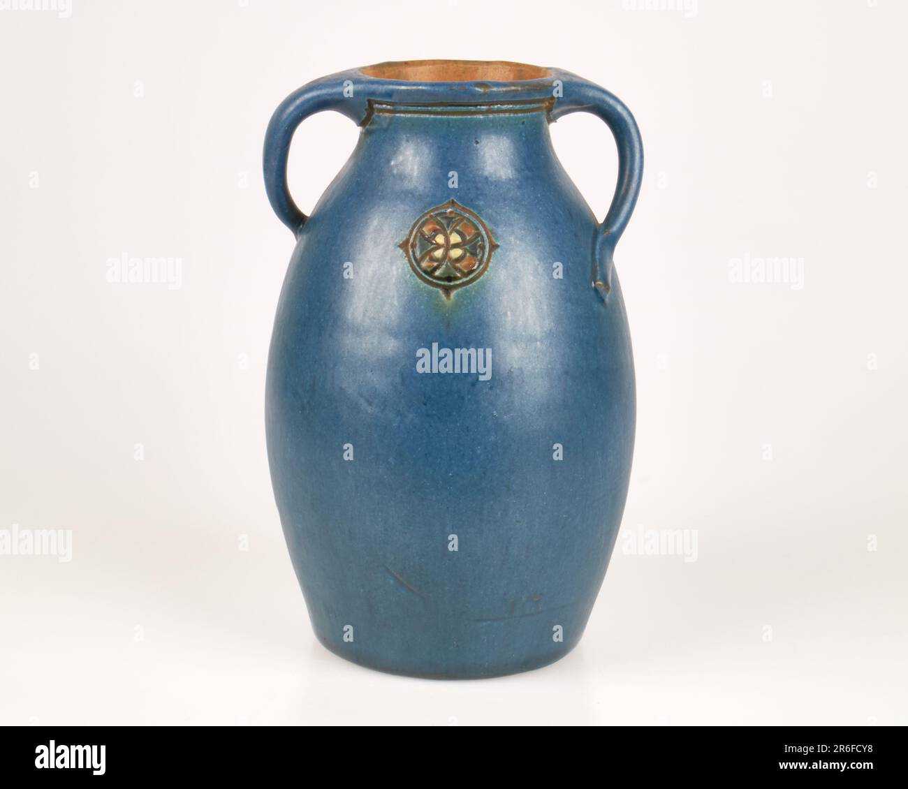 Antique 1900s Belgium Dutch Arts & Crafts Art Nouveau pottery vase ...