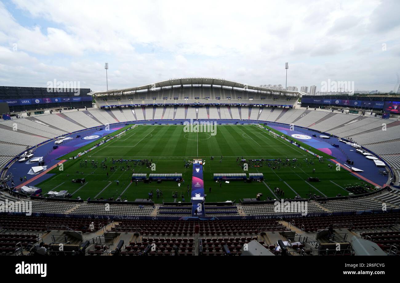 A general view of the Ataturk Olympic Stadium, Istanbul, ahead of ...