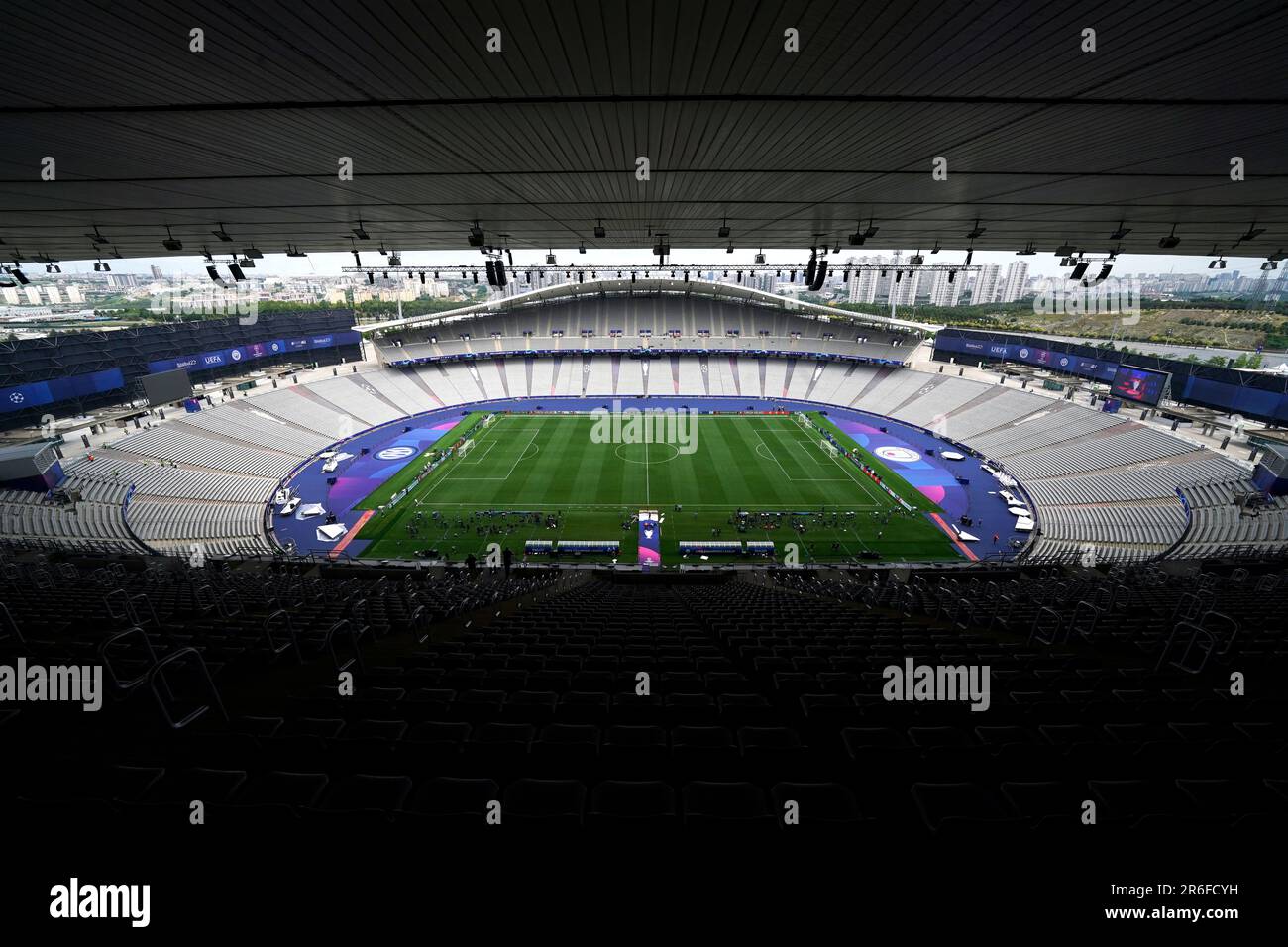A general view of the Ataturk Olympic Stadium, Istanbul, ahead of ...