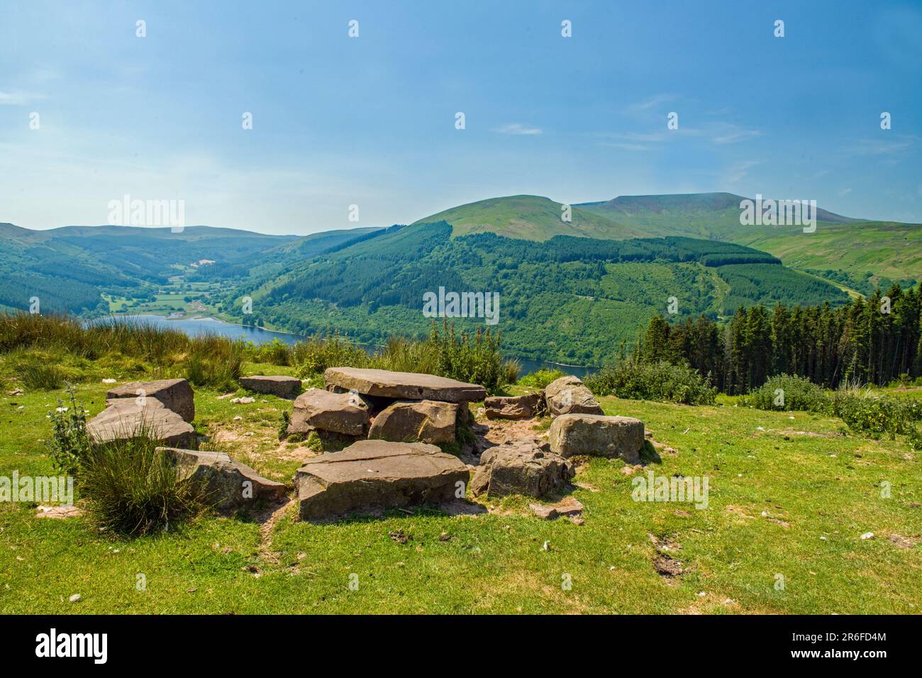 Waun rydd across the valley hi-res stock photography and images - Alamy