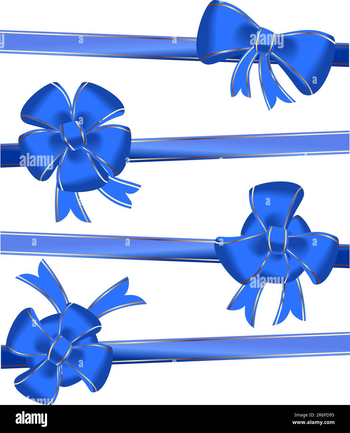 Christmas bow decoration - vector Stock Vector Image & Art - Alamy
