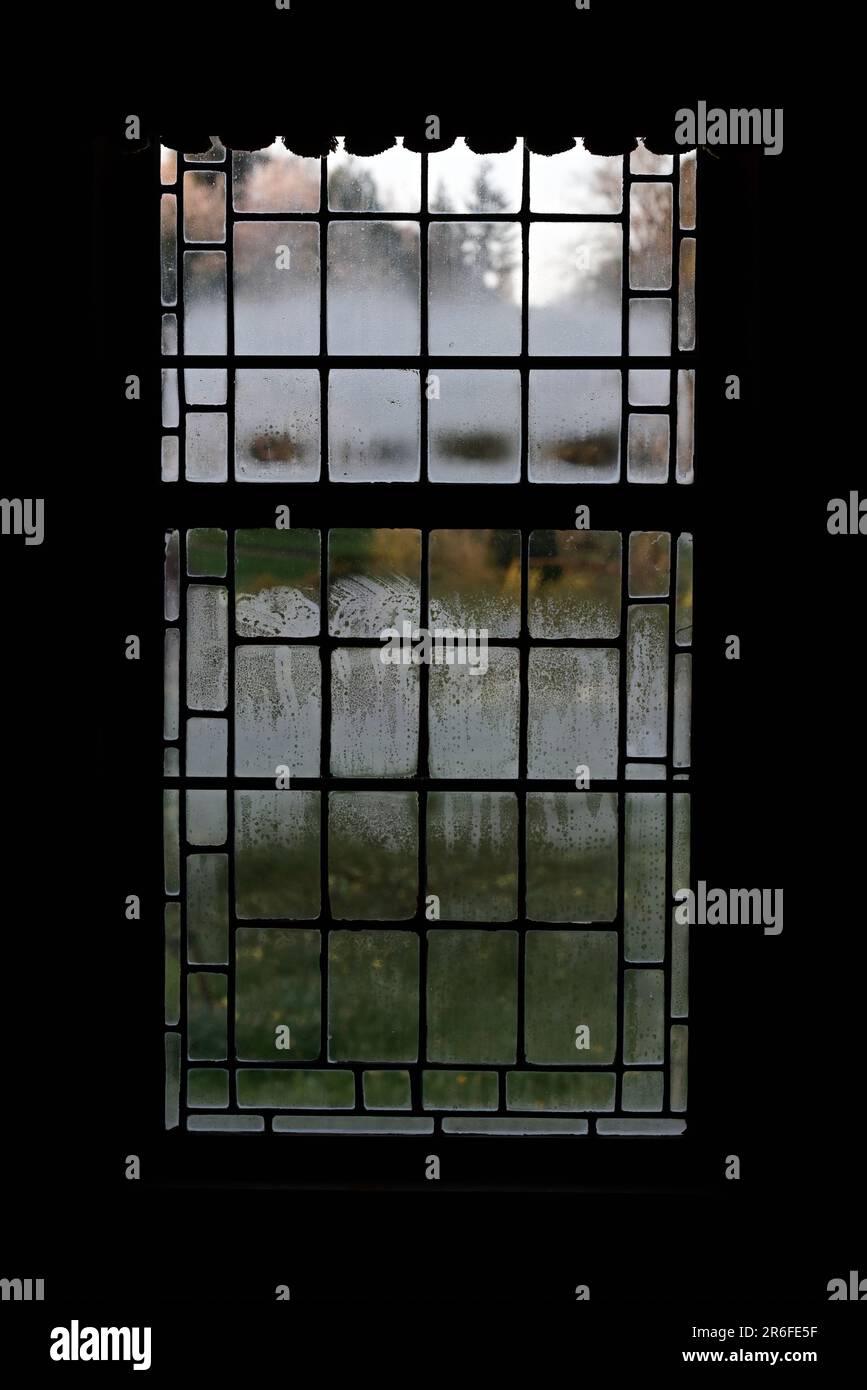 A misty window seen from the inside Stock Photo - Alamy