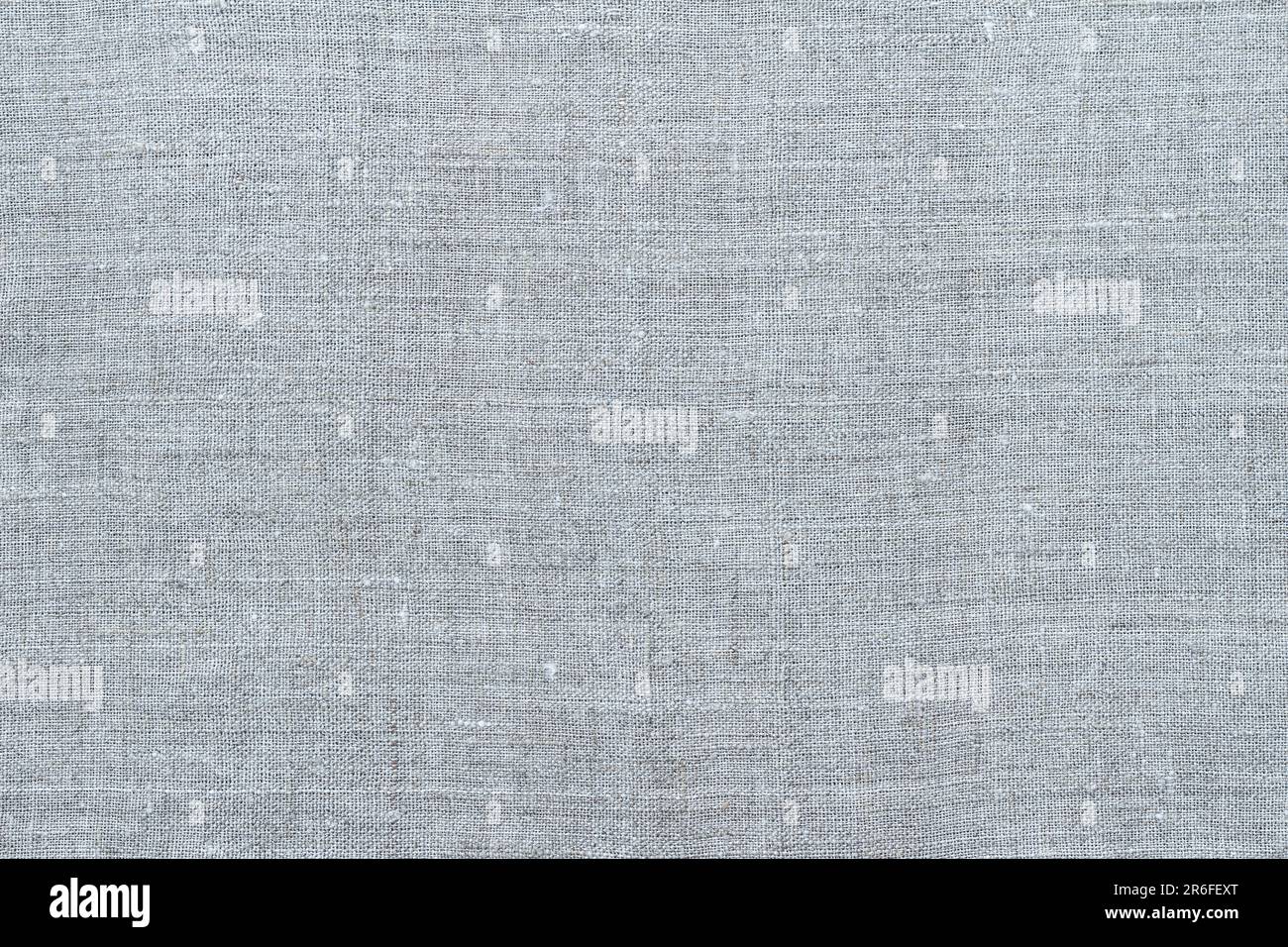 Natural linen fabric, background or texture, natural gray color Stock ...