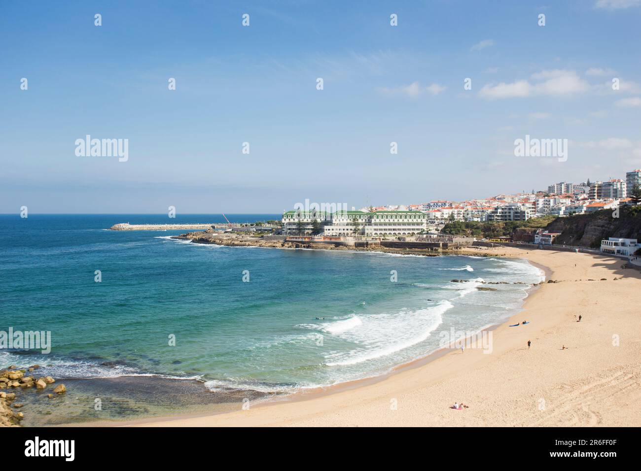 Praia do Sul e Praia da Baleia Ericeira Portugal Stock Photo - Alamy