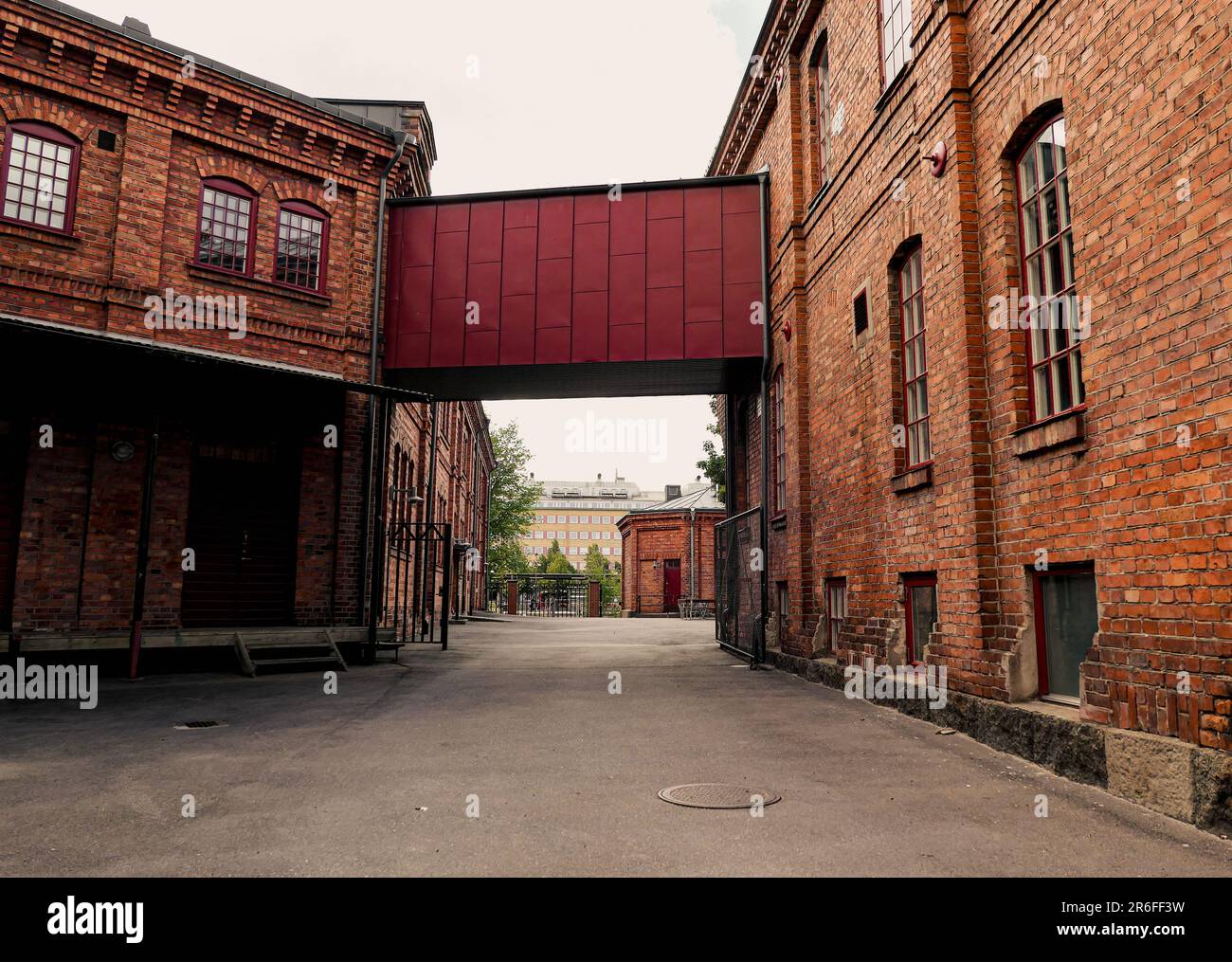 Empty alley amidst buildings hi-res stock photography and images - Alamy
