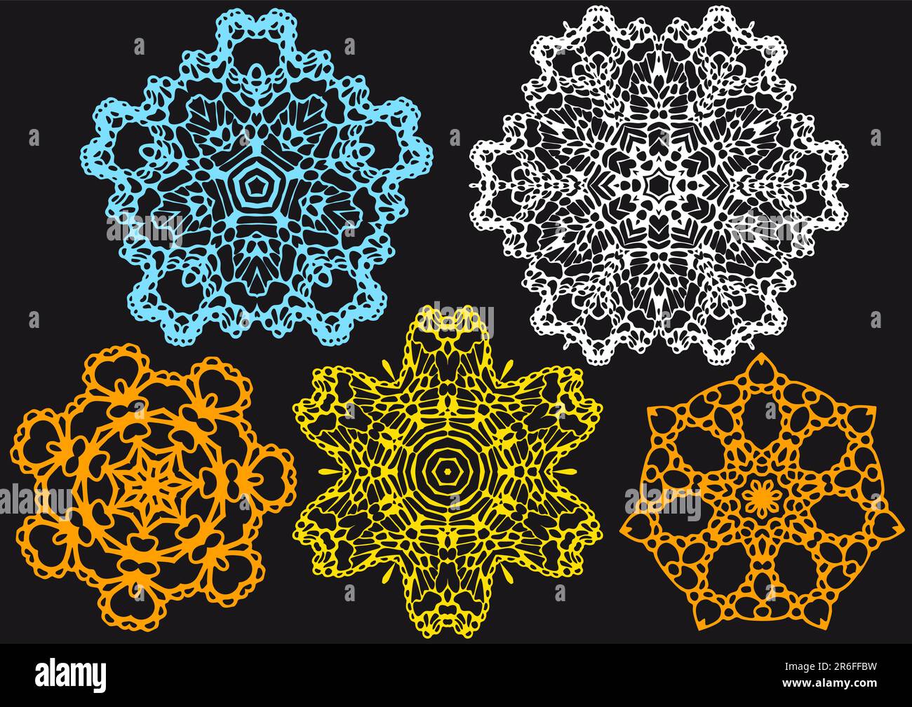 Lace pattern geometric Stock Vector Images - Alamy