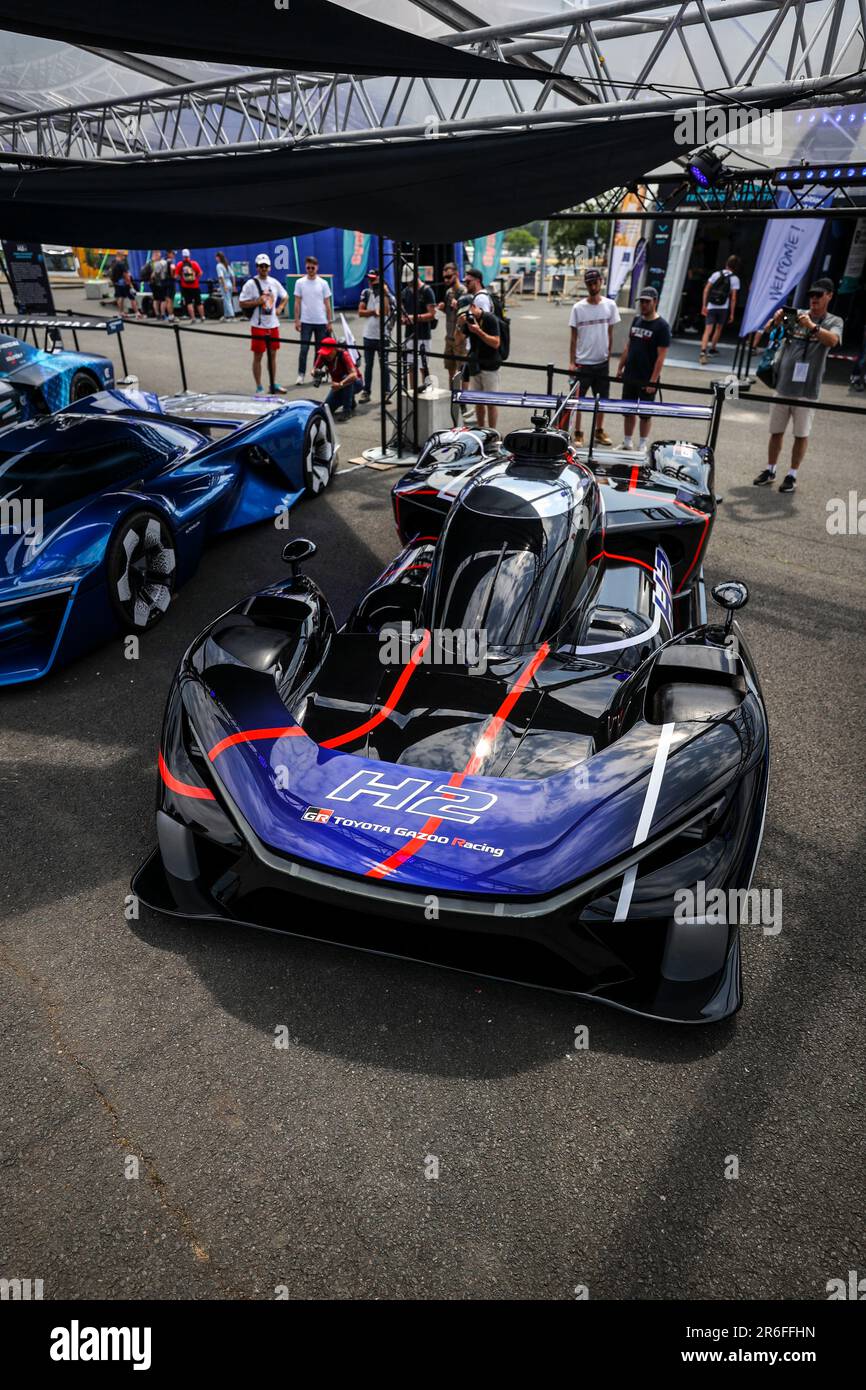 Le Mans, France. 09th June, 2023. Toyota GR2 H2 Hydrogen Racing Concept ...