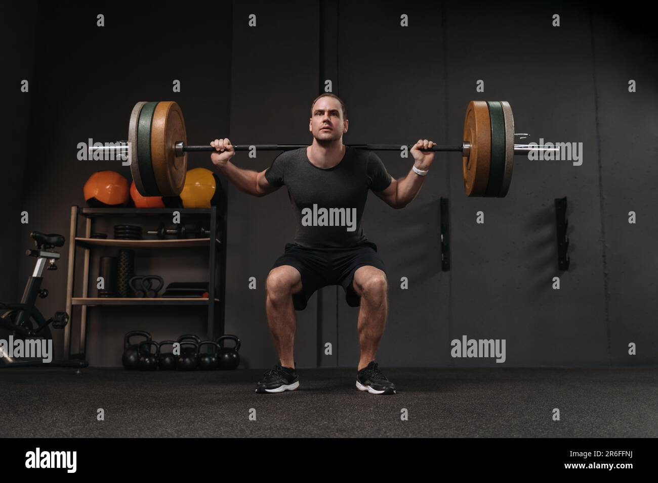 Group training in a crossfit circuit hi-res stock photography and ...