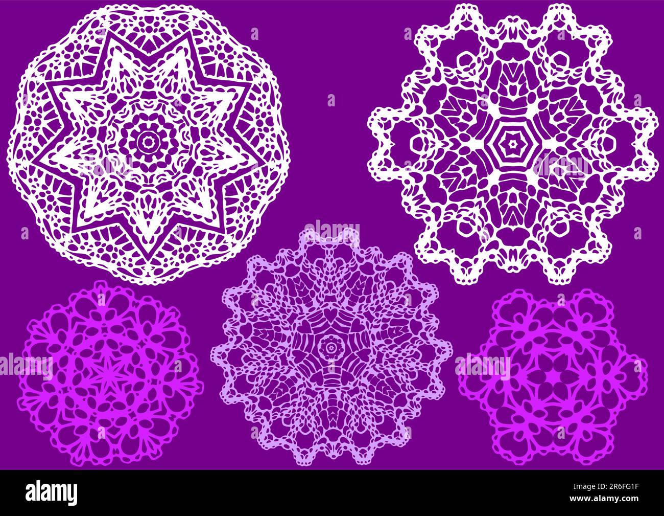 delicate lace pattern, vector Stock Vector Image & Art - Alamy