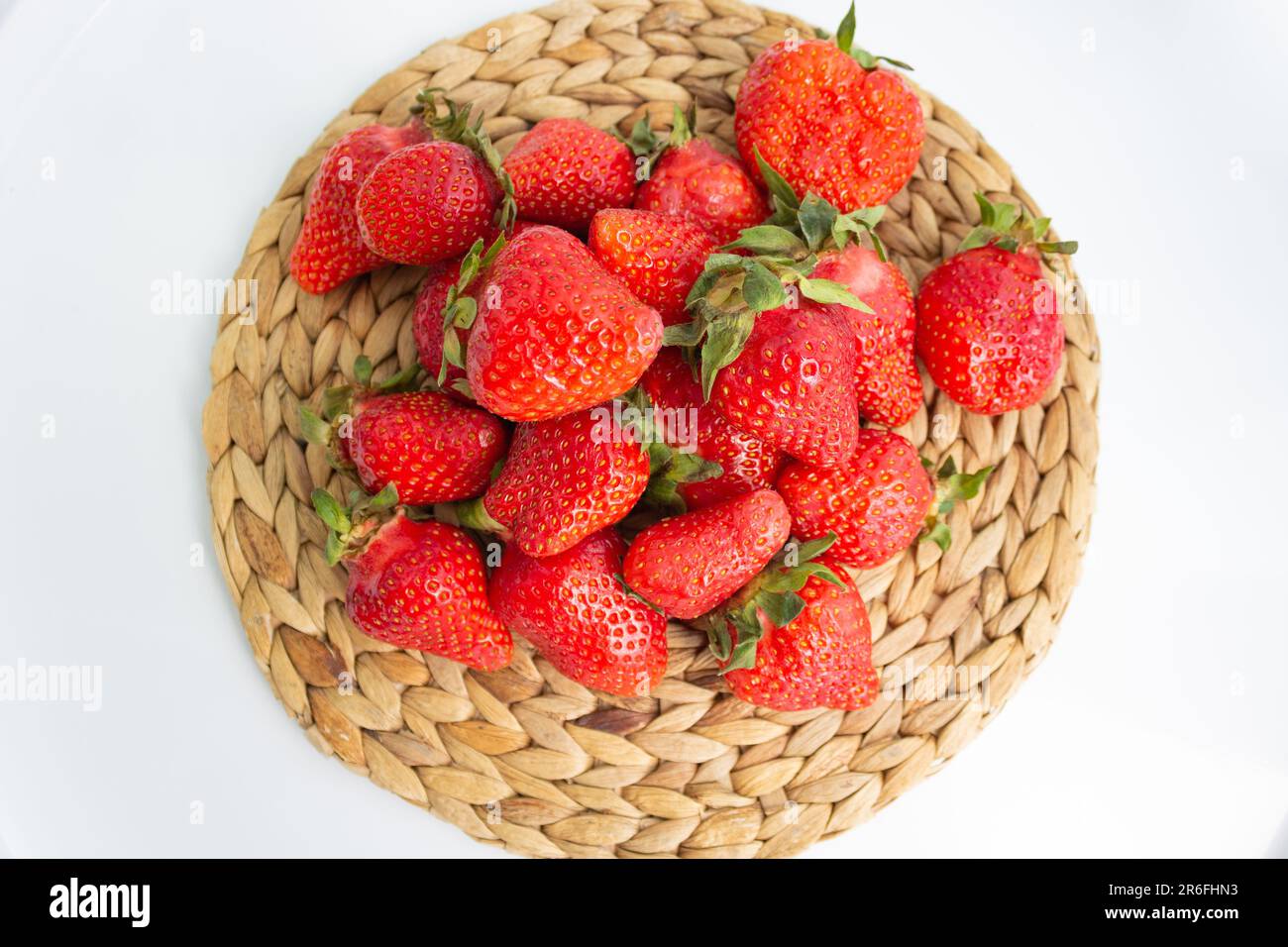 Juicy ripe big red strawberries hi-res stock photography and images - Alamy