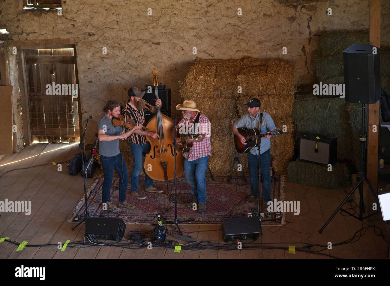 UNITED STATES: 05-19-2023: John Bestwick, lead singer, Evan Bell, Bass ...
