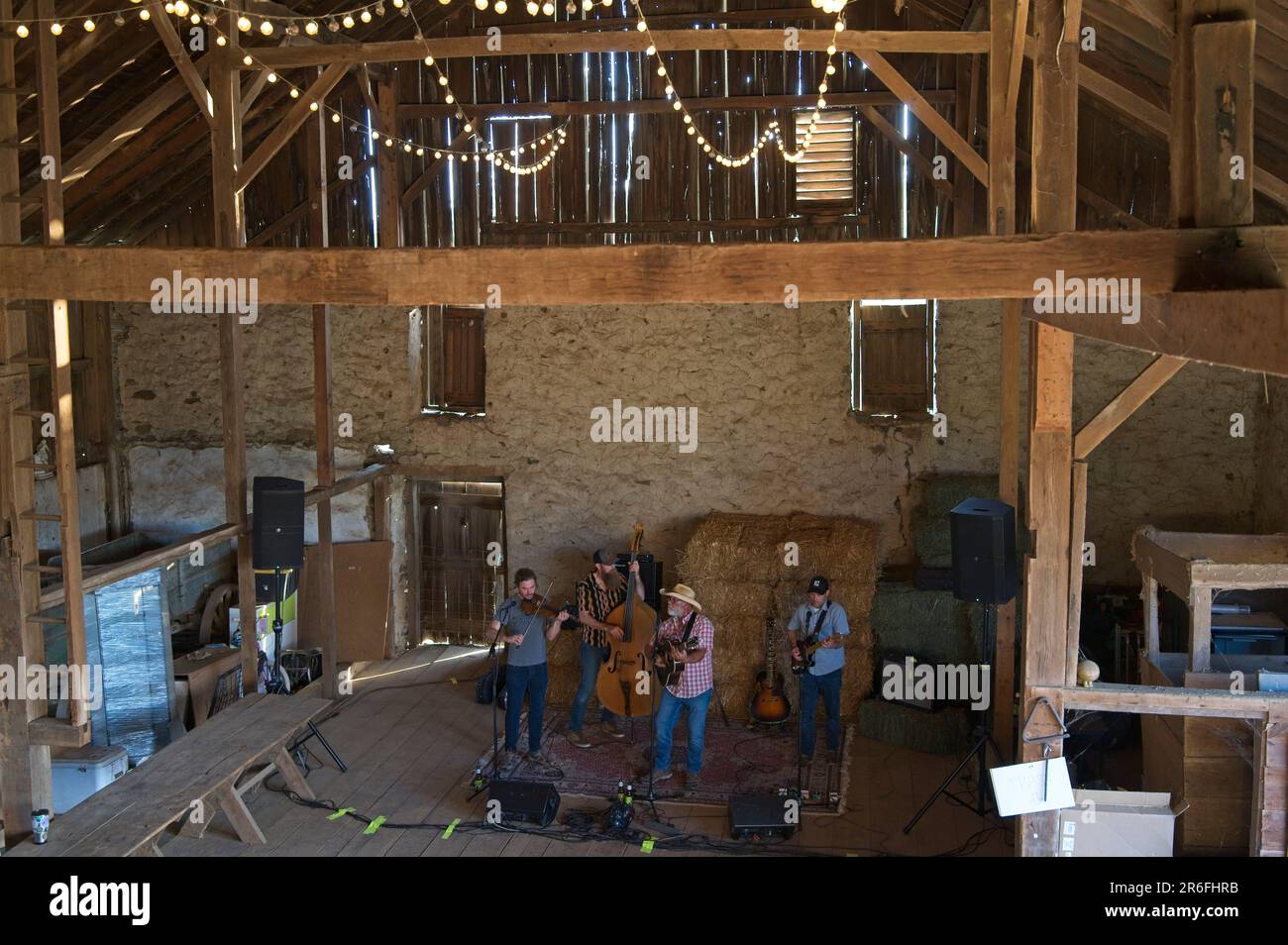 UNITED STATES: 05-19-2023: John Bestwick, lead singer, Evan Bell, Bass ...