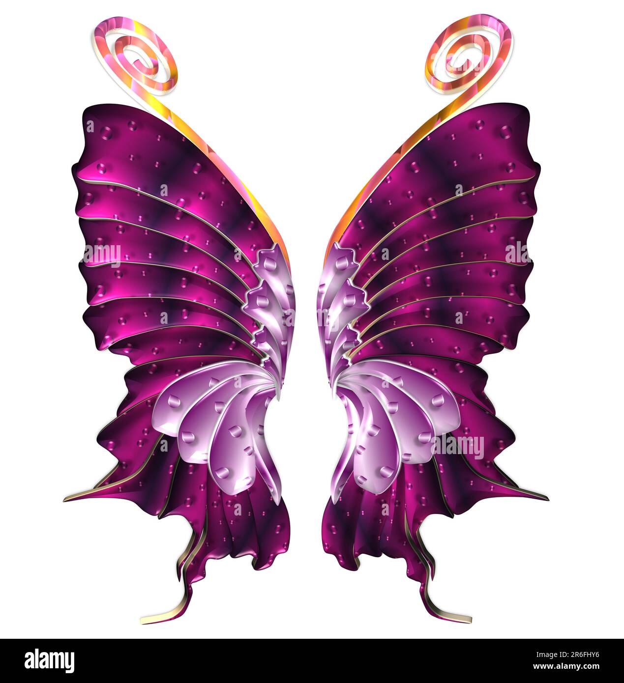 Purple Butterfly Wings