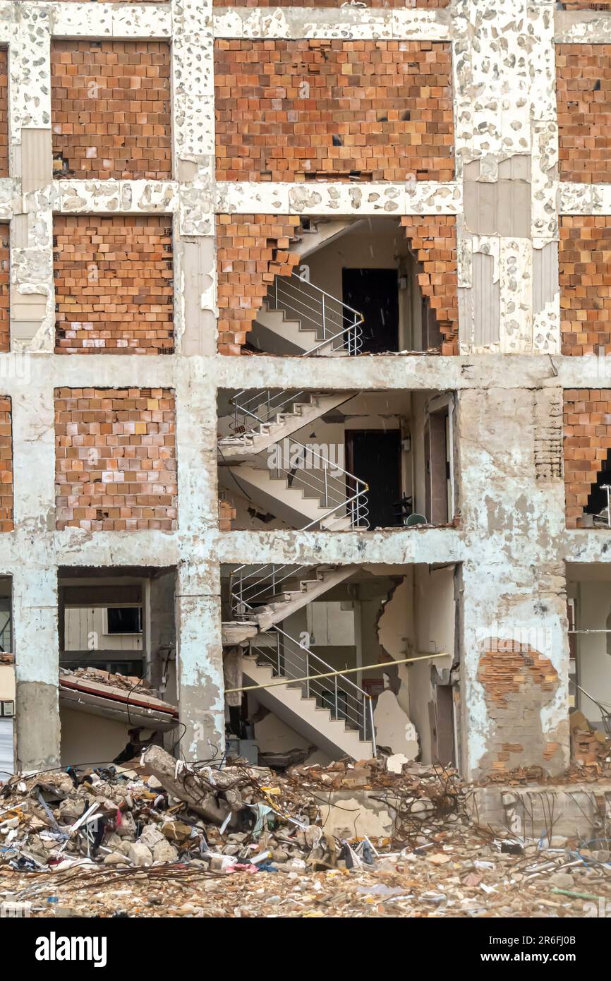 Turkish city Antakya in Hatay province, earthquake aftermath. Turkey ...