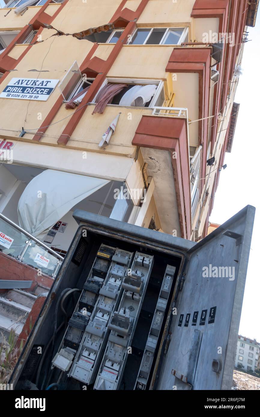 Turkish city Antakya in Hatay province, earthquake aftermath. Turkey ...