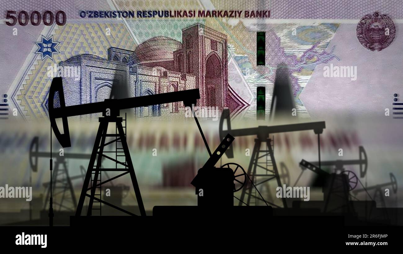 Uzbekistan money Uzbek Sum money counting machine with oil pump ...