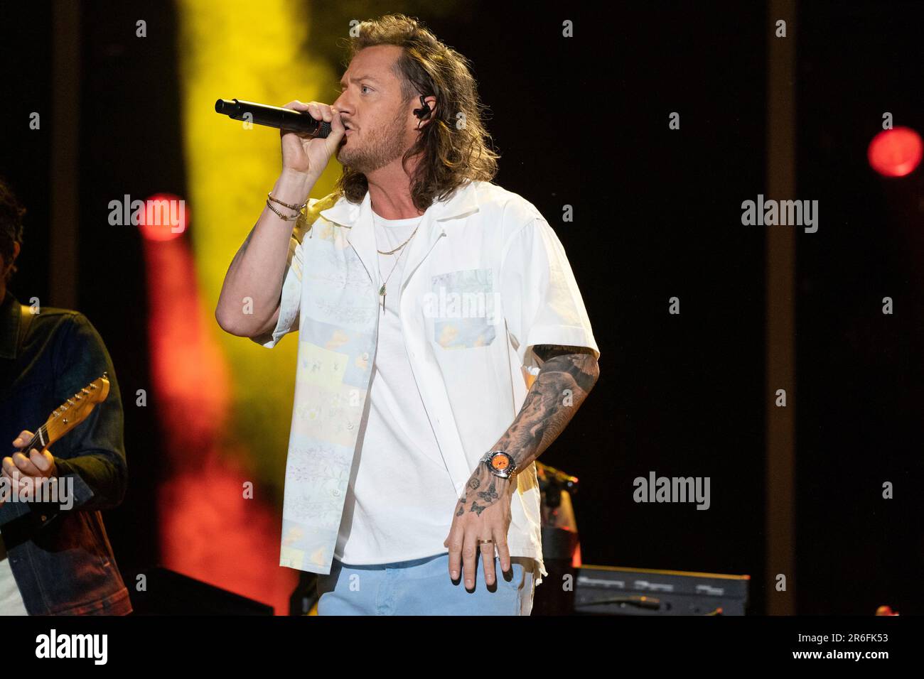 Tyler Hubbard performs during the 2023 CMA Fest on Thursday, June 8 ...