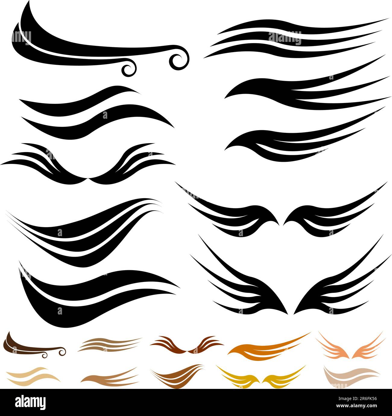 Abstract angel curve wing hi-res stock photography and images - Alamy