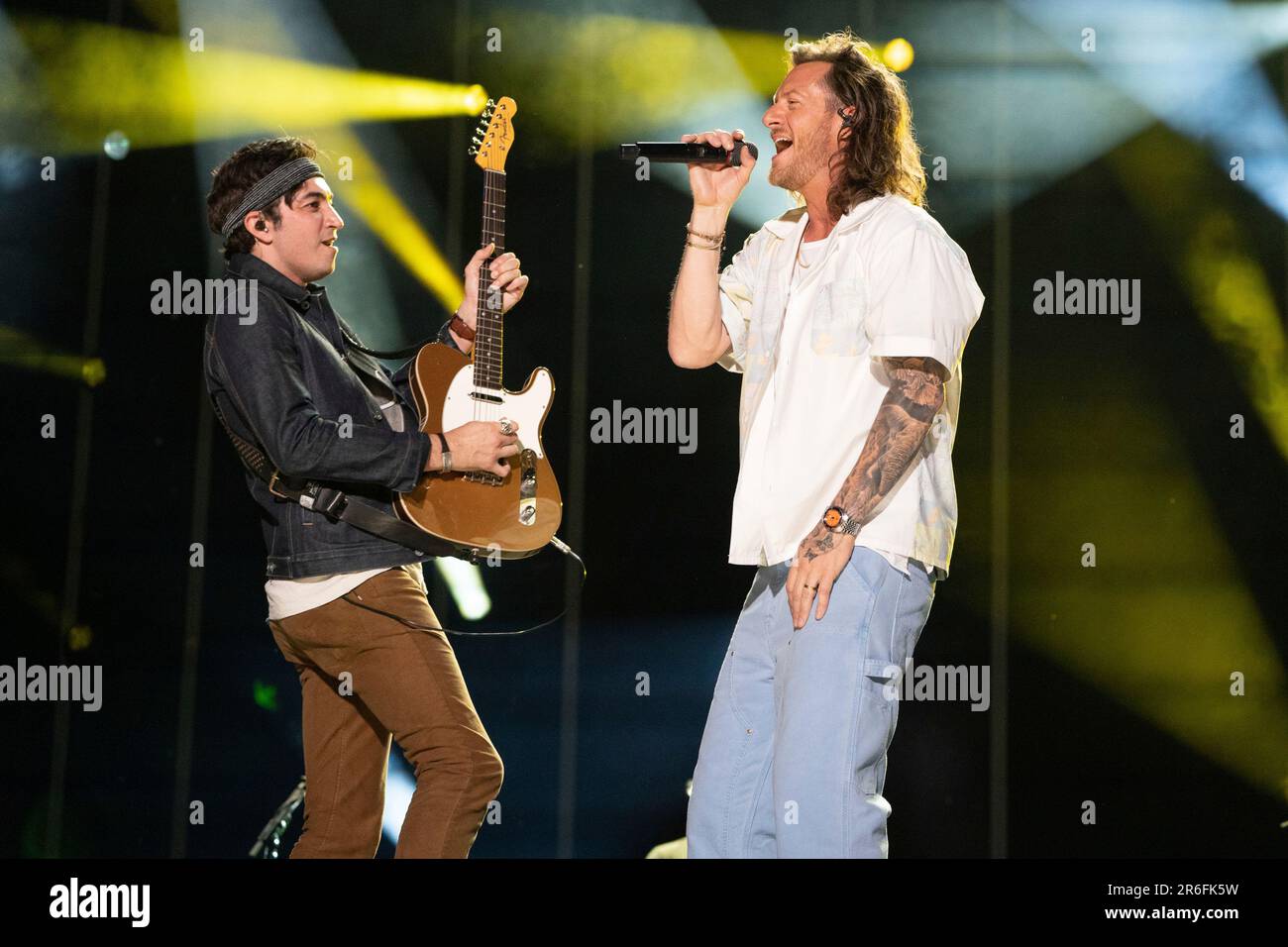 Tyler Hubbard performs during the 2023 CMA Fest on Thursday, June 8 ...