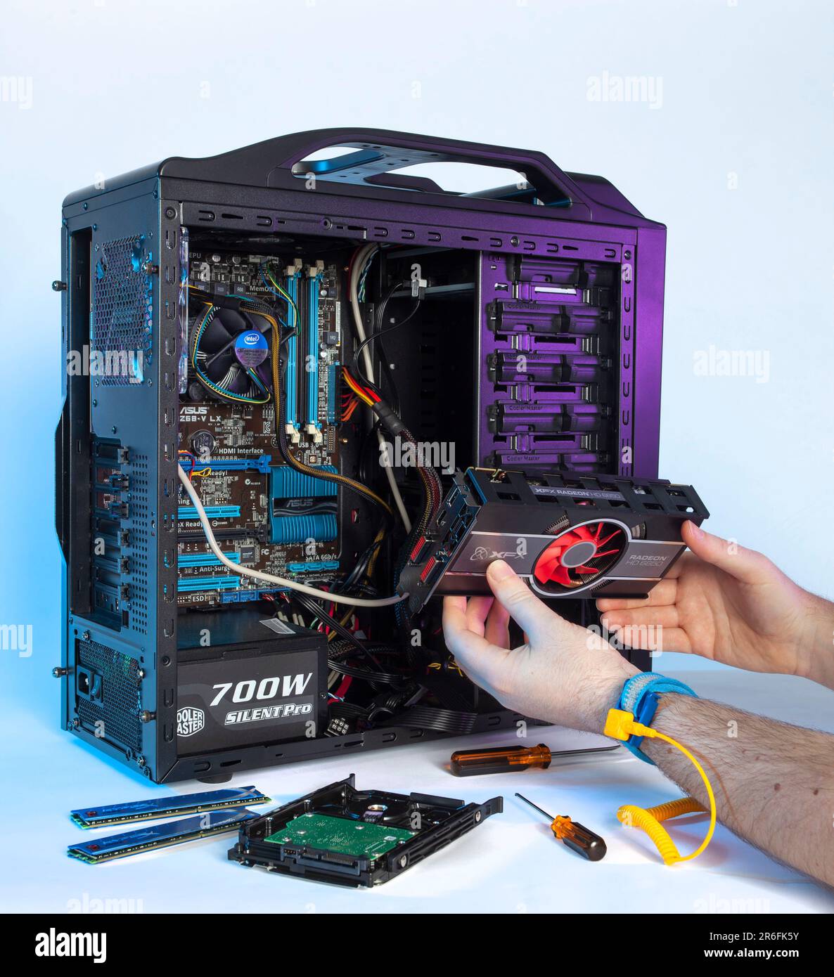 Computer home build Stock Photo - Alamy