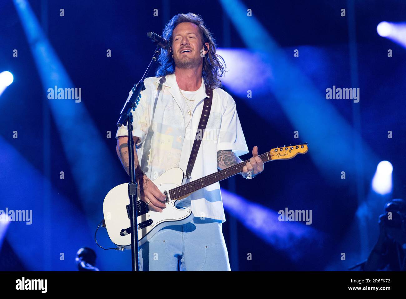 Tyler Hubbard performs during the 2023 CMA Fest on Thursday, June 8 ...