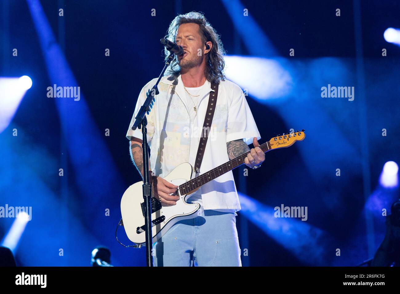 Tyler Hubbard performs during the 2023 CMA Fest on Thursday, June 8 ...