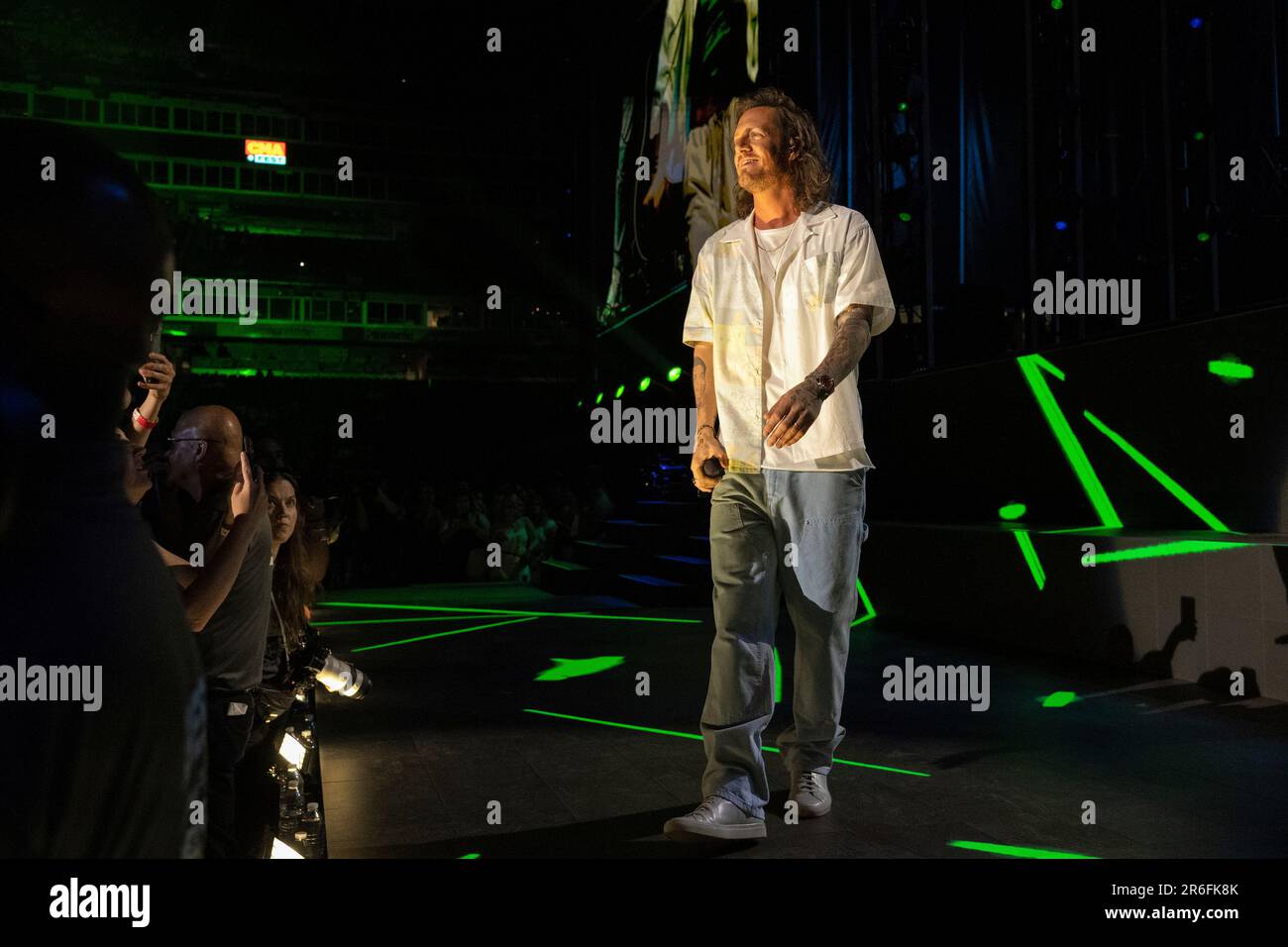 Tyler Hubbard performs during the 2023 CMA Fest on Thursday, June 8 ...