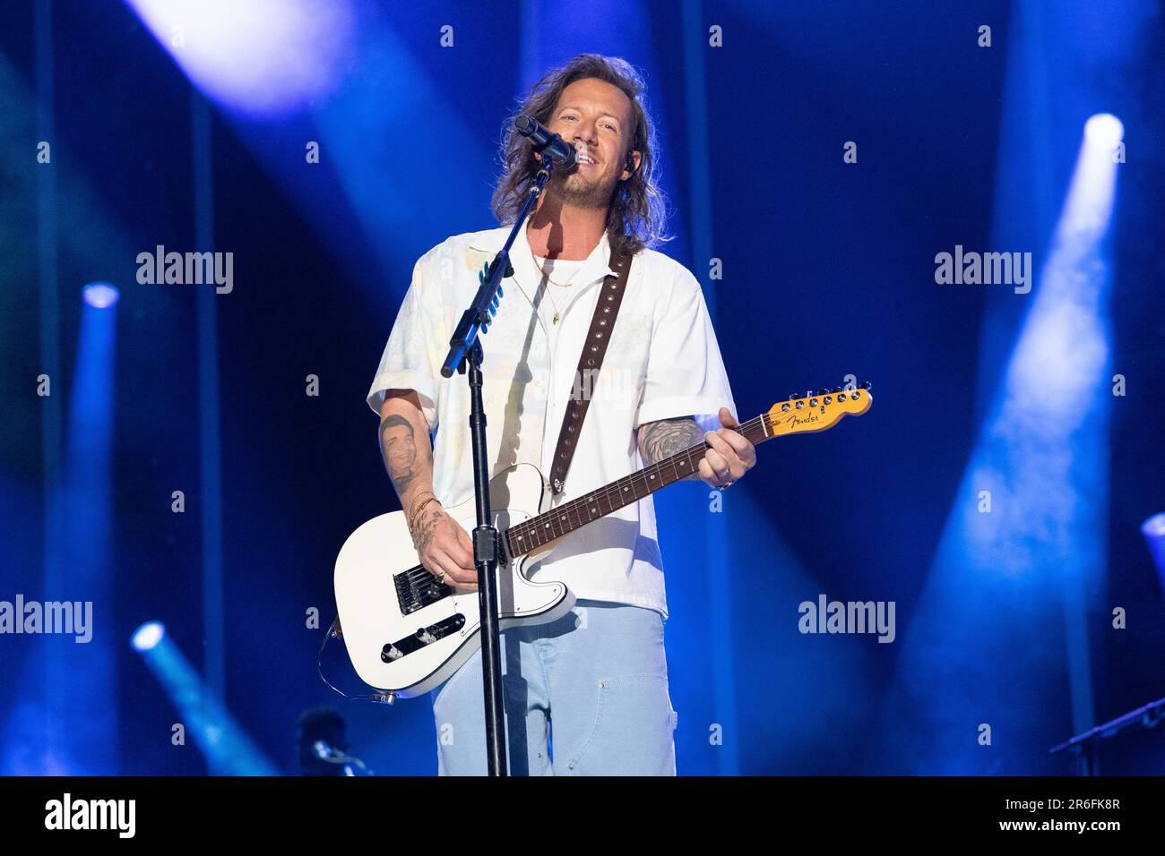 Tyler Hubbard performs during the 2023 CMA Fest on Thursday, June 8 ...