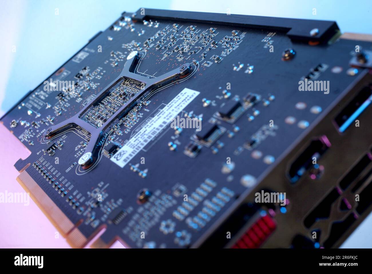 Details of computer hard ware on a white background Stock Photo - Alamy