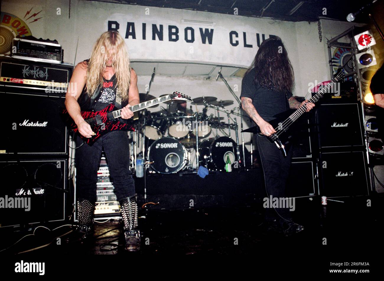 Milan Italy 1995-12-05 : Brian Hoffman and Glen Benton of Deicide live ...